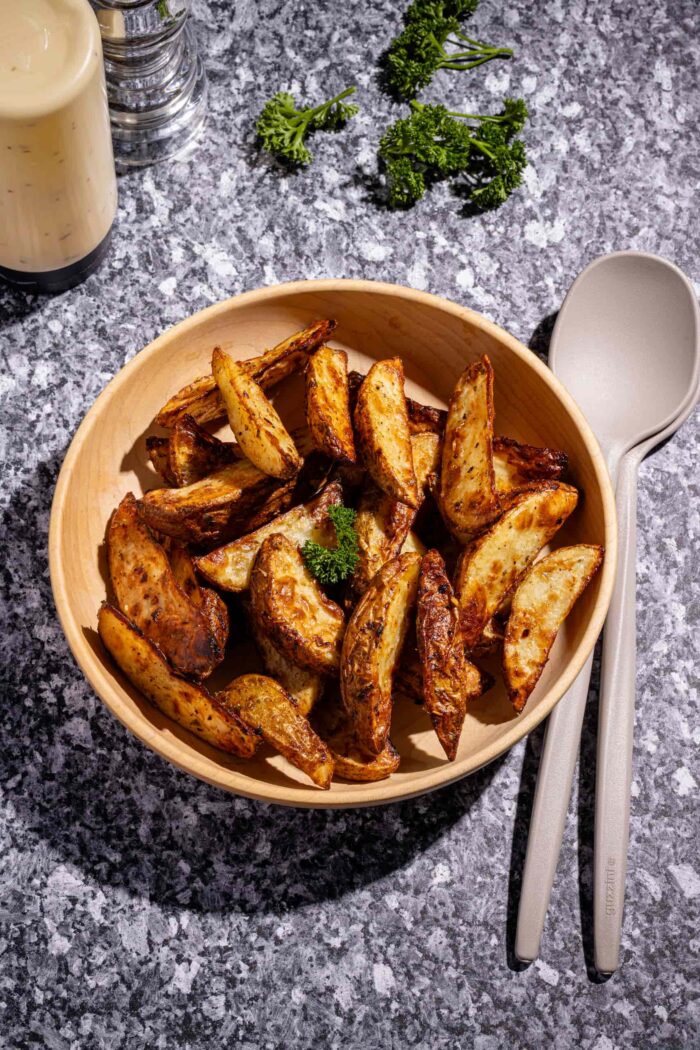 Recette de patates grecques au air fryer | Bon pour toi : Bon pour toi